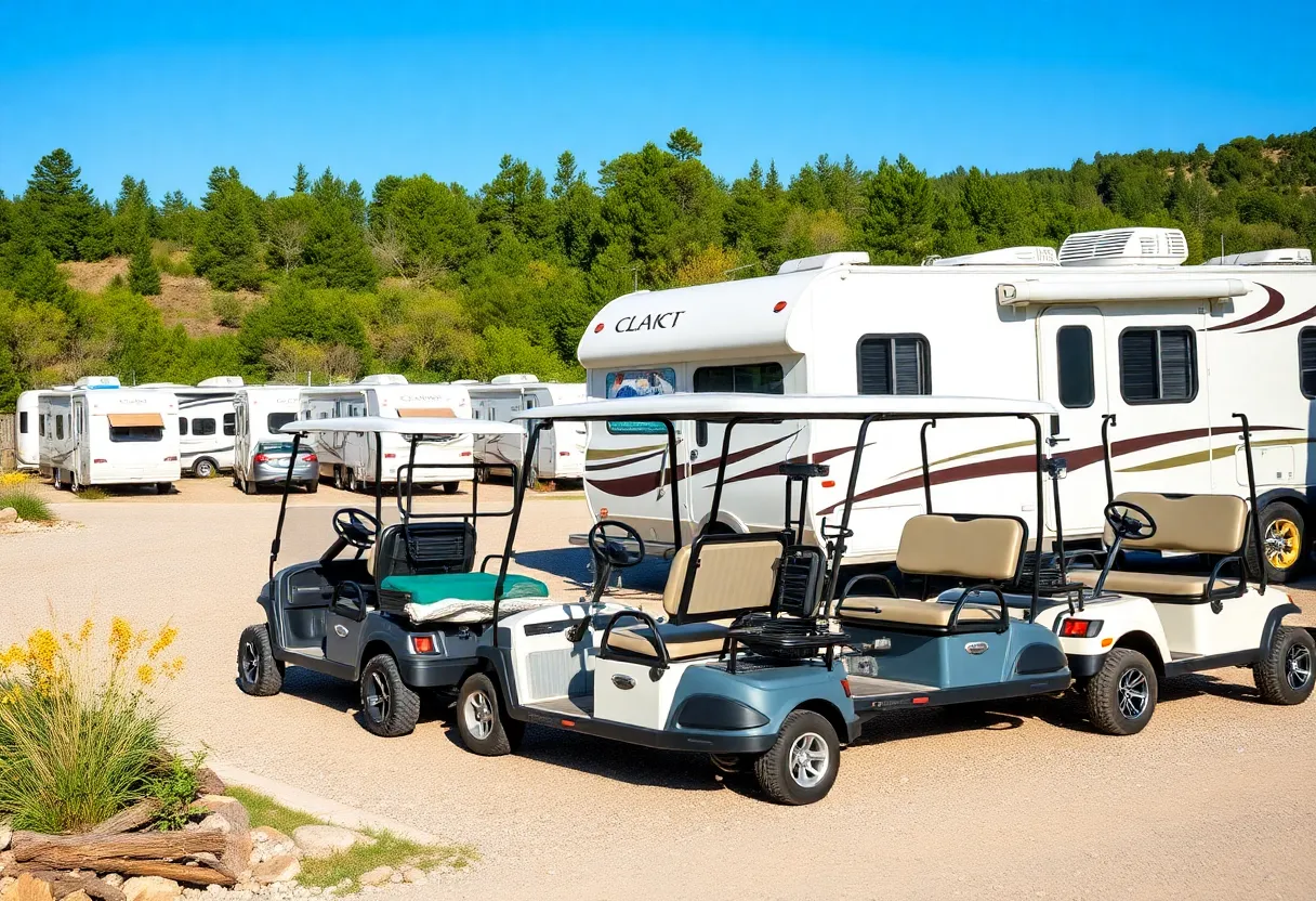 Collapsible Electric Carts for RV Travel