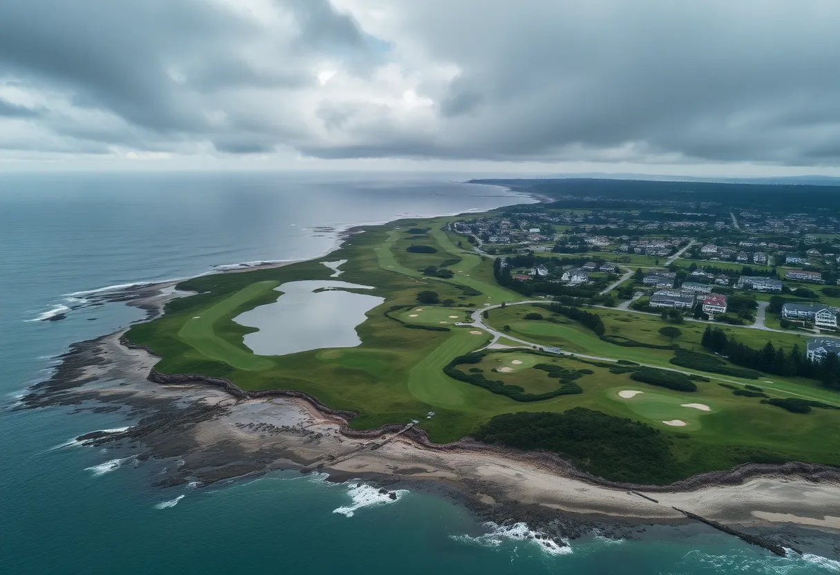 Pebble Beach Golf Links Faces Storm Challenges